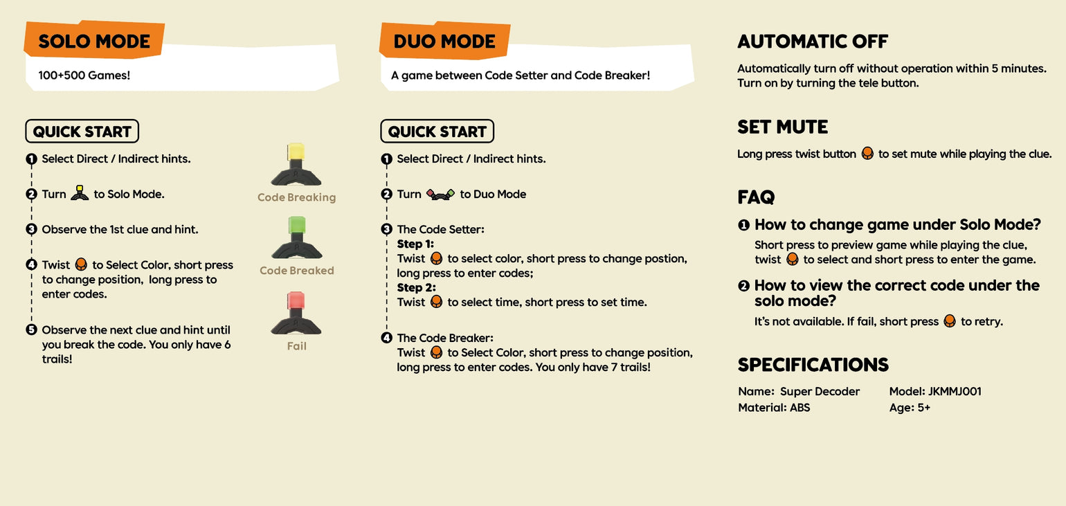 GiiKER Super Decoder – The Ultimate Code-Breaking Game! – Smarter Objects